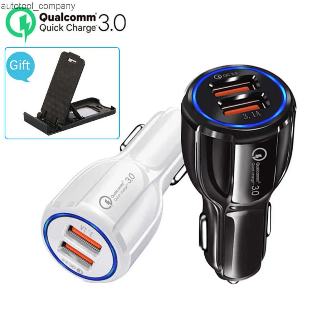 DHgate.com:New 3.0 Quick Car Charger, Dual USB Power Adapter, Qualcomm ...