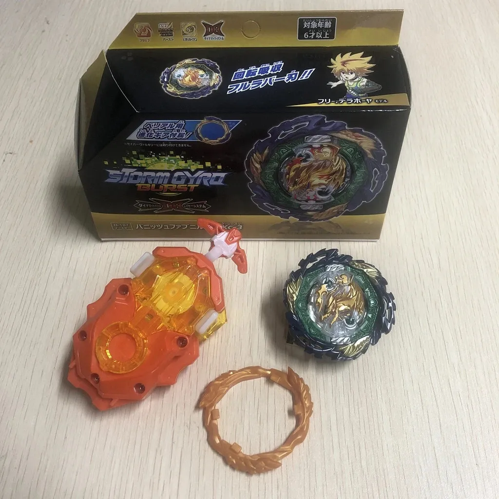 DHgate.com:Bey Vanish Fafnir Spinning Top Toy for Kids, Orange Launcher ...