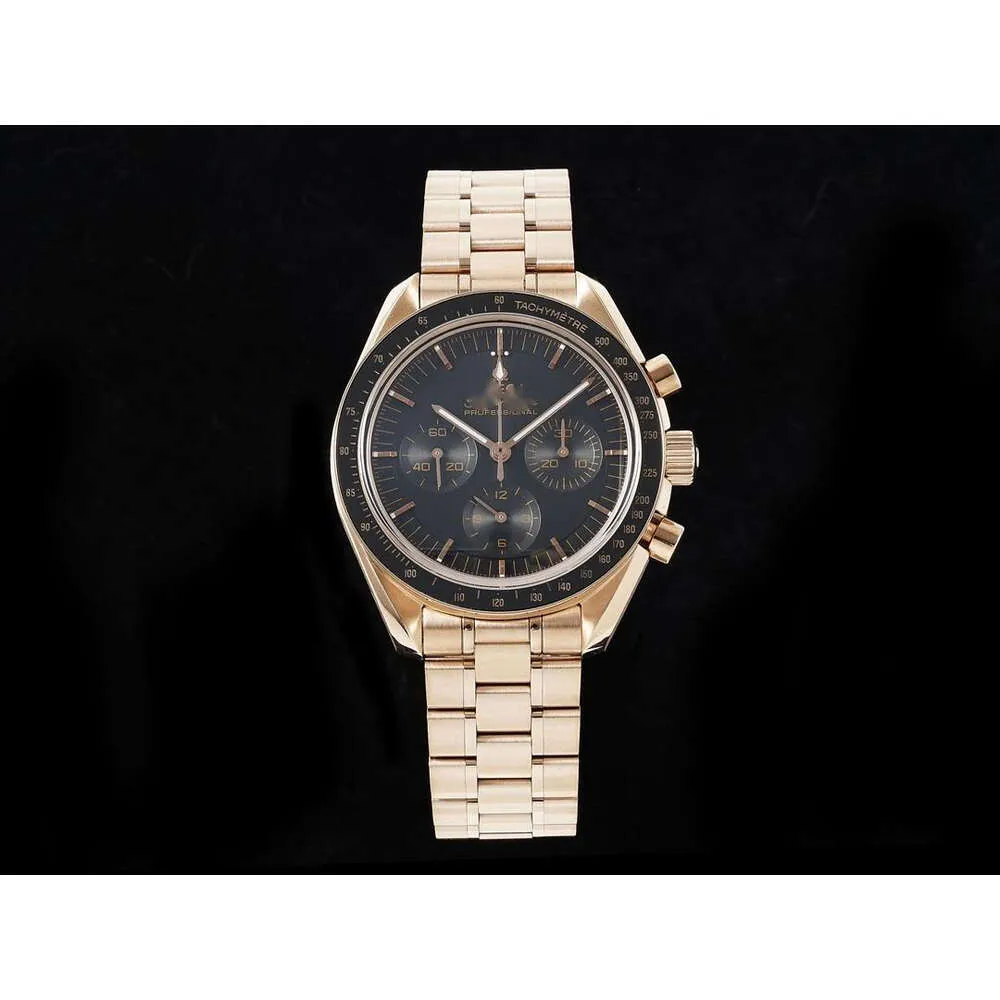 Men's Omega Speedmaster Moonphase Chronograph Automatic Stainless Steel ...