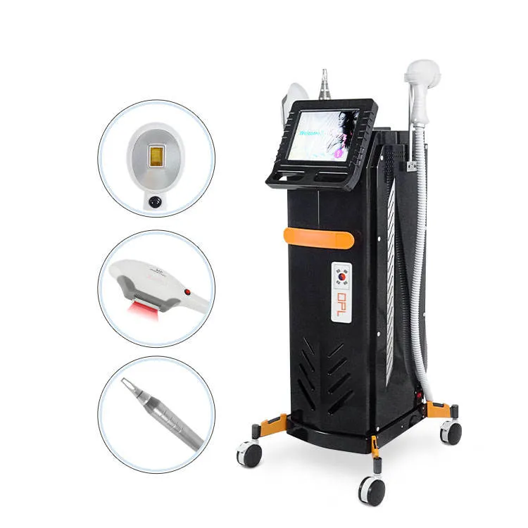 3 In 1 Q Switch Pico Laser Tattoo Removal Depilation Machine Elight OPT ...