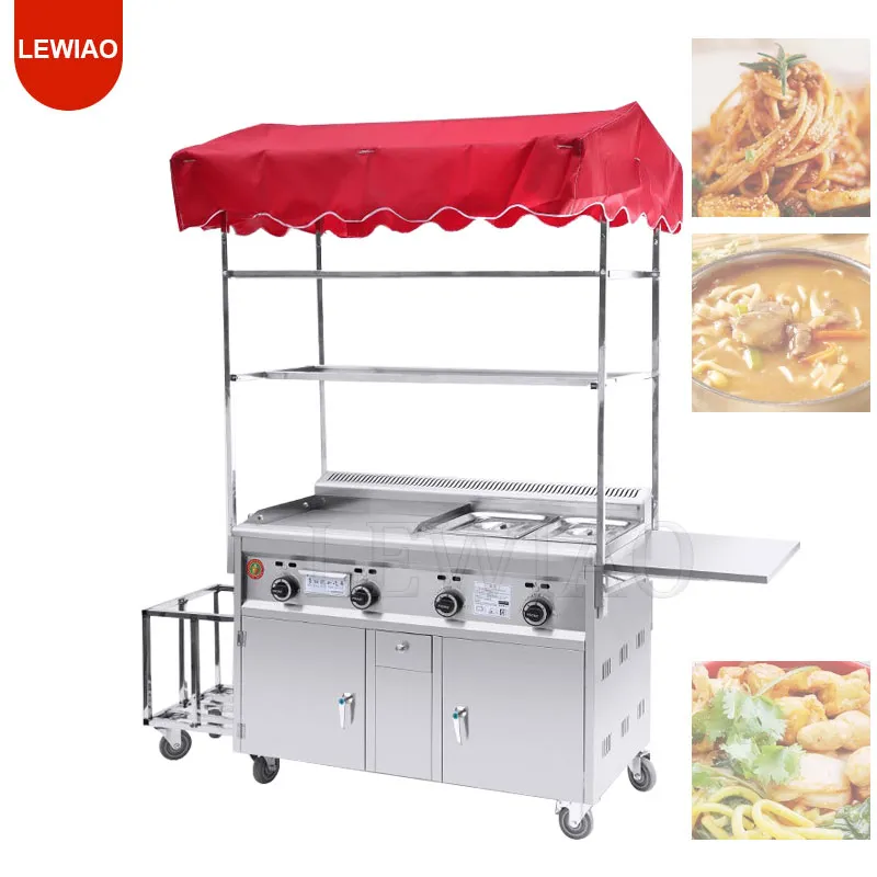 Street Snack Mobile Food Truck Cart Hand Push BBQ... From Iris321, $400 ...