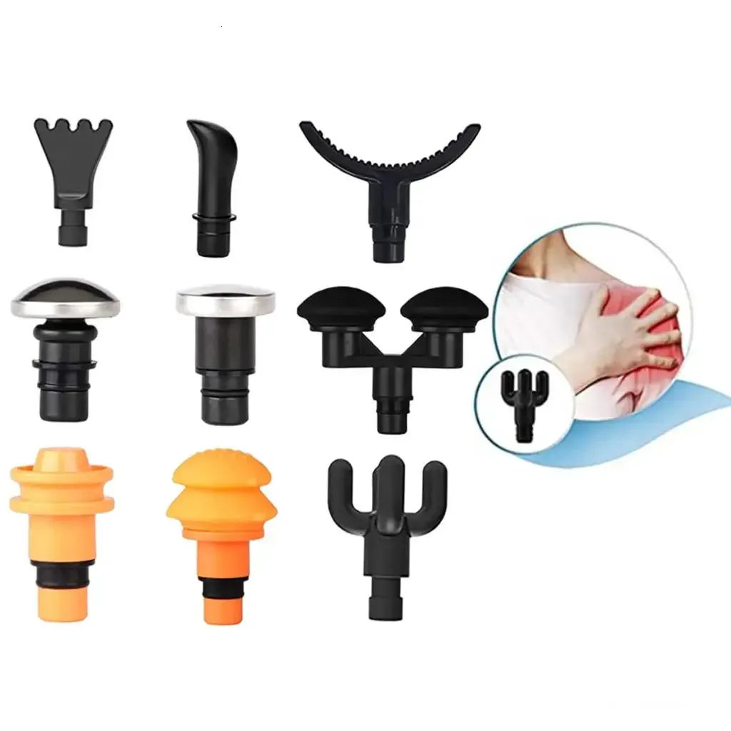 9-Piece Massage Gun Attachment Set: Premium Quality Replacement Heads ...