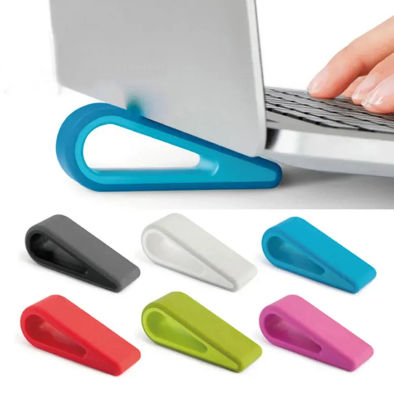 Ergonomic Laptop Stand - Adjustable Height, Portable Aluminum Laptop ...