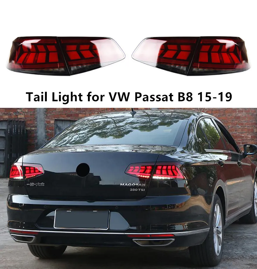 LED Bmw F30 Tail Lights For VW Passat B8 2015 2019 Rear Brake, Reverse ...