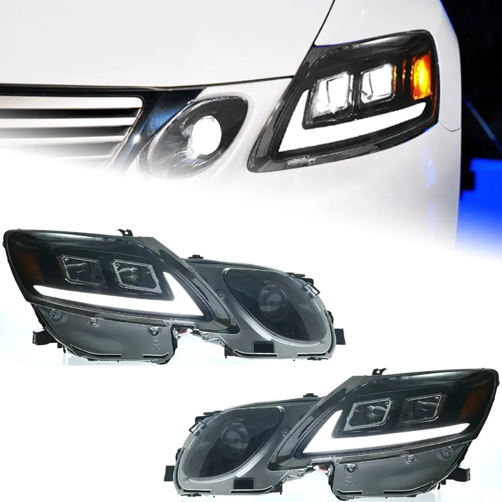 Lexus GS350 GS300 LED Headlights 2004 2011 DRL, HID, Bi Xenon, Turn ...