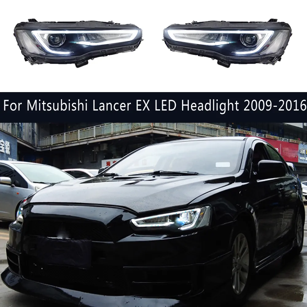 DHgate.com:Mitsubishi Lancer EX LED Headlight Assembly: Sleek LED ...