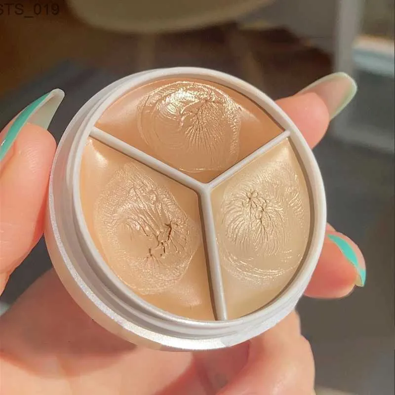 3-Color Concealer Palette - Creamy Coverage for Acne, Dark Circles ...