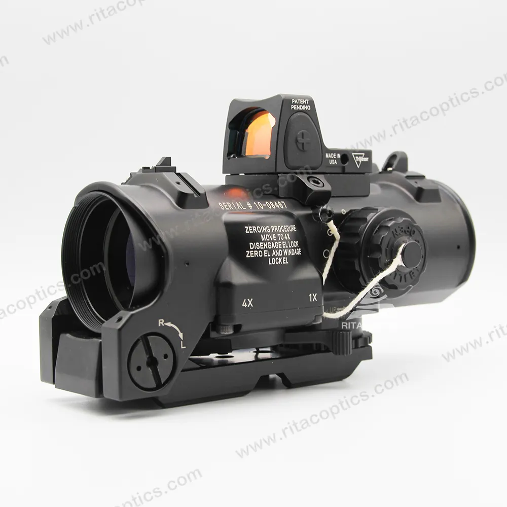 RITAC ELCAN OPTICS SPECTER DR SU 230 Tactical Rifle Scope 1x 4x Fixed ...