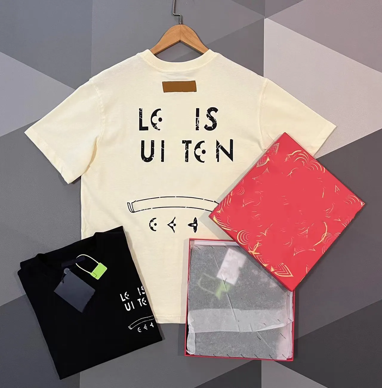 Summer Paris Men's T-Shirt: Designer Tee with Luxury Flocking Lettering ...