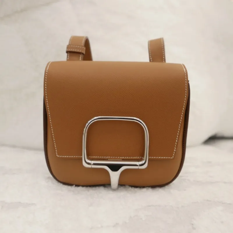 Classic Leather Palm Patterned Buttocks Bag Della 2024 New Designer Bag ...