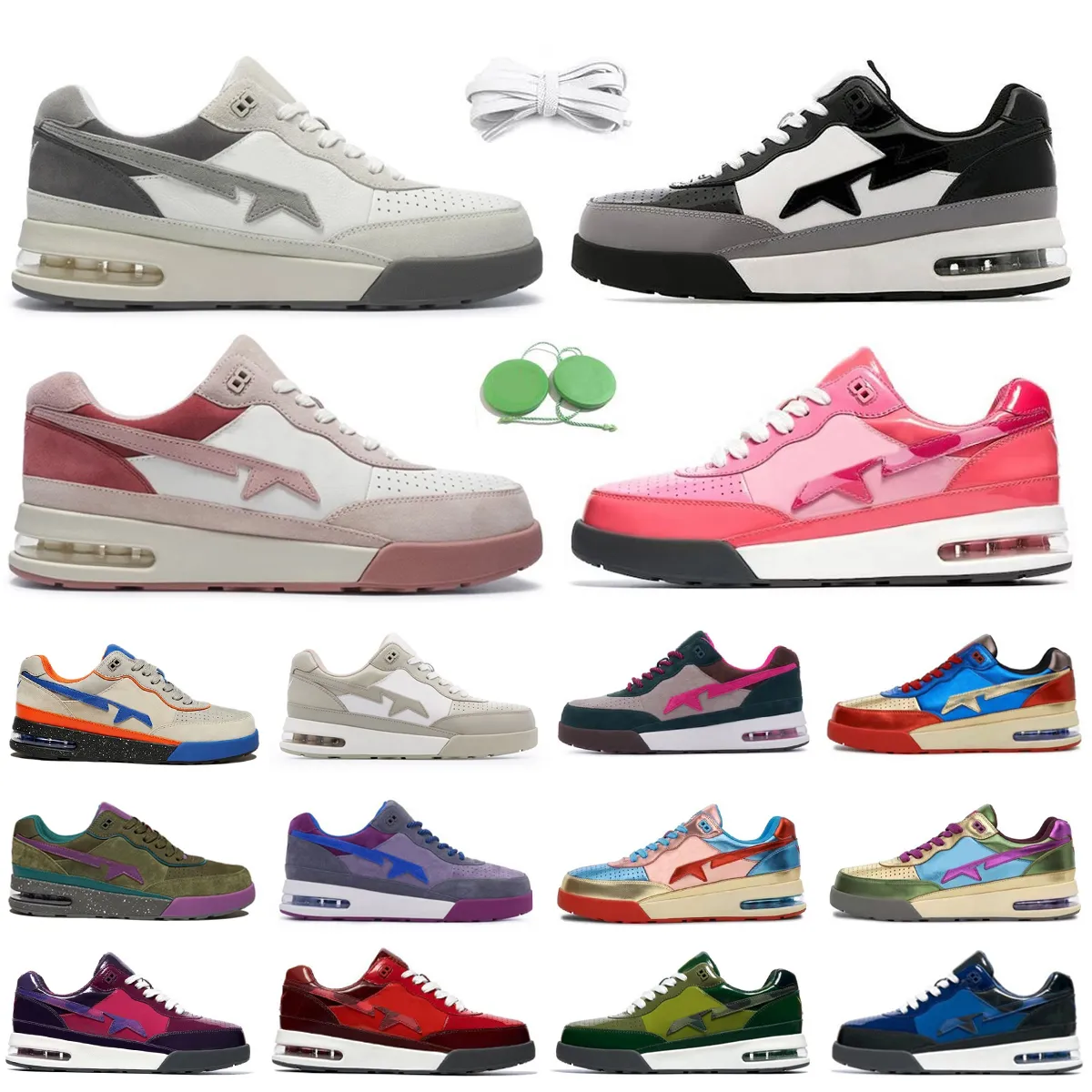 2024 RoadSta Sneakers: Patent Leather, Suede & Pastel Running Shoes In ...