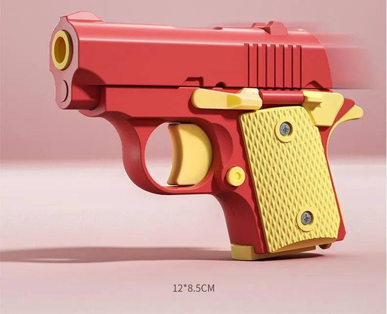 1911 3D Printed Small Pistol Fidget Toys Stress Relief And Anxiety ...