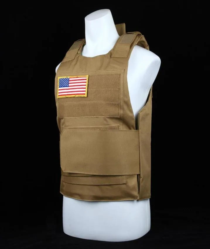 USMC US Army Airsoft Tactical Vest MOLLE Soft Or Hard Armor Plate ...