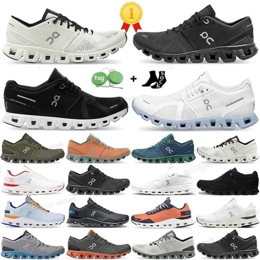 Nova Cloudnova Running Shoes Triple Black & White For Men & Women ...