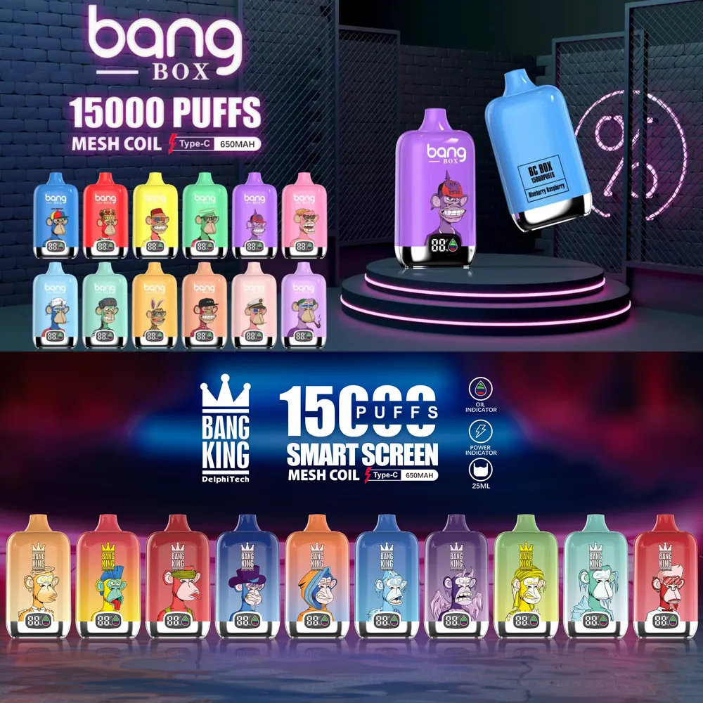 Original Bang Box 15000 Bang King 15000 Puffs 15k Vape Einweg Vaper ...
