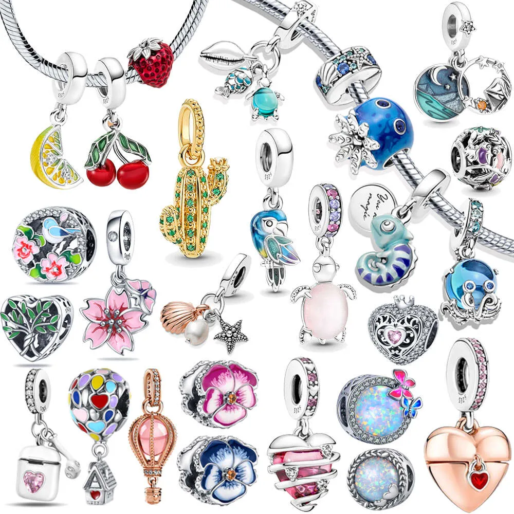 Murano Unbreakable Split Glass Charm For Bracelet Sterling Silver ...