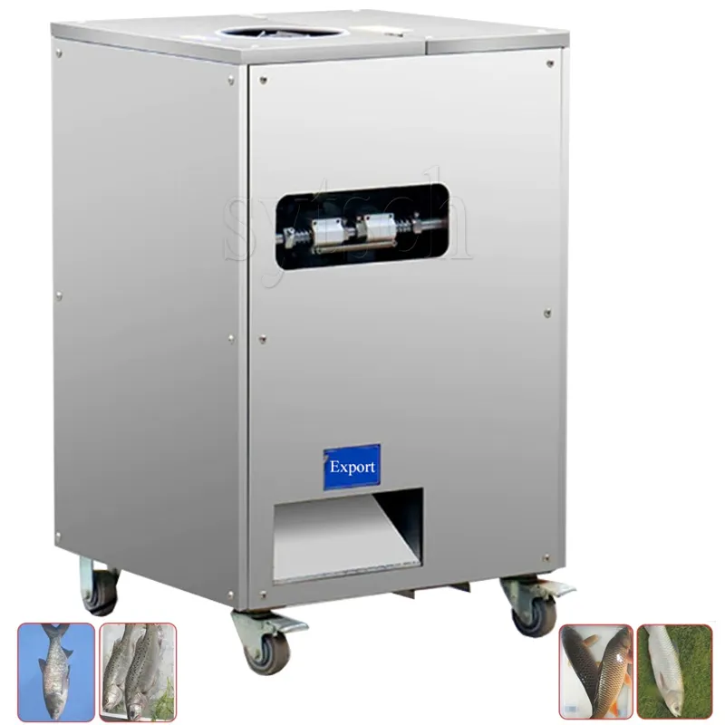 Vertical Type Commercial Automatic Fish Processing Machine High Speed ...