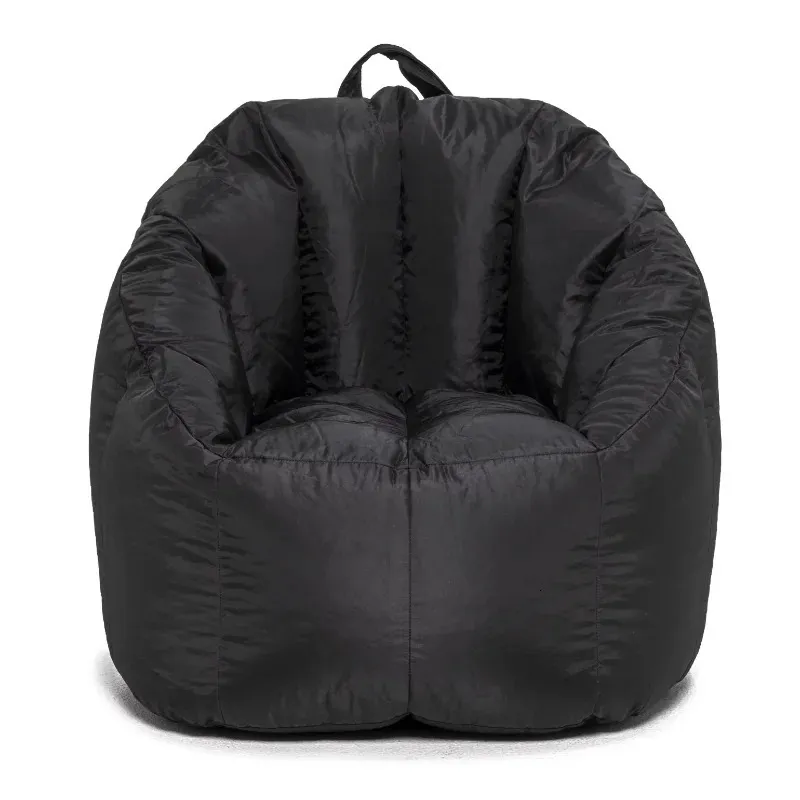Premium Black Nylon Polyester Bean Bag Chair For Kids Teens Cozy 2.5ft Bean Bag Sofa With Filling Ideal For Relaxation And Play From Kong09 43.33 DHgate.Com