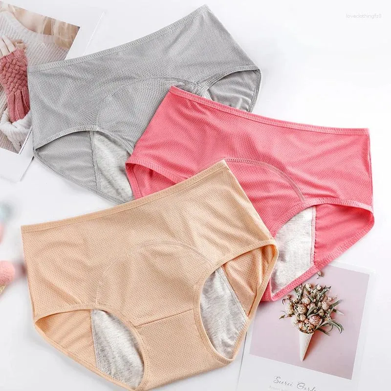 Leak-Proof Period Panties - Women's Menstrual Underwear, Antibacterial ...