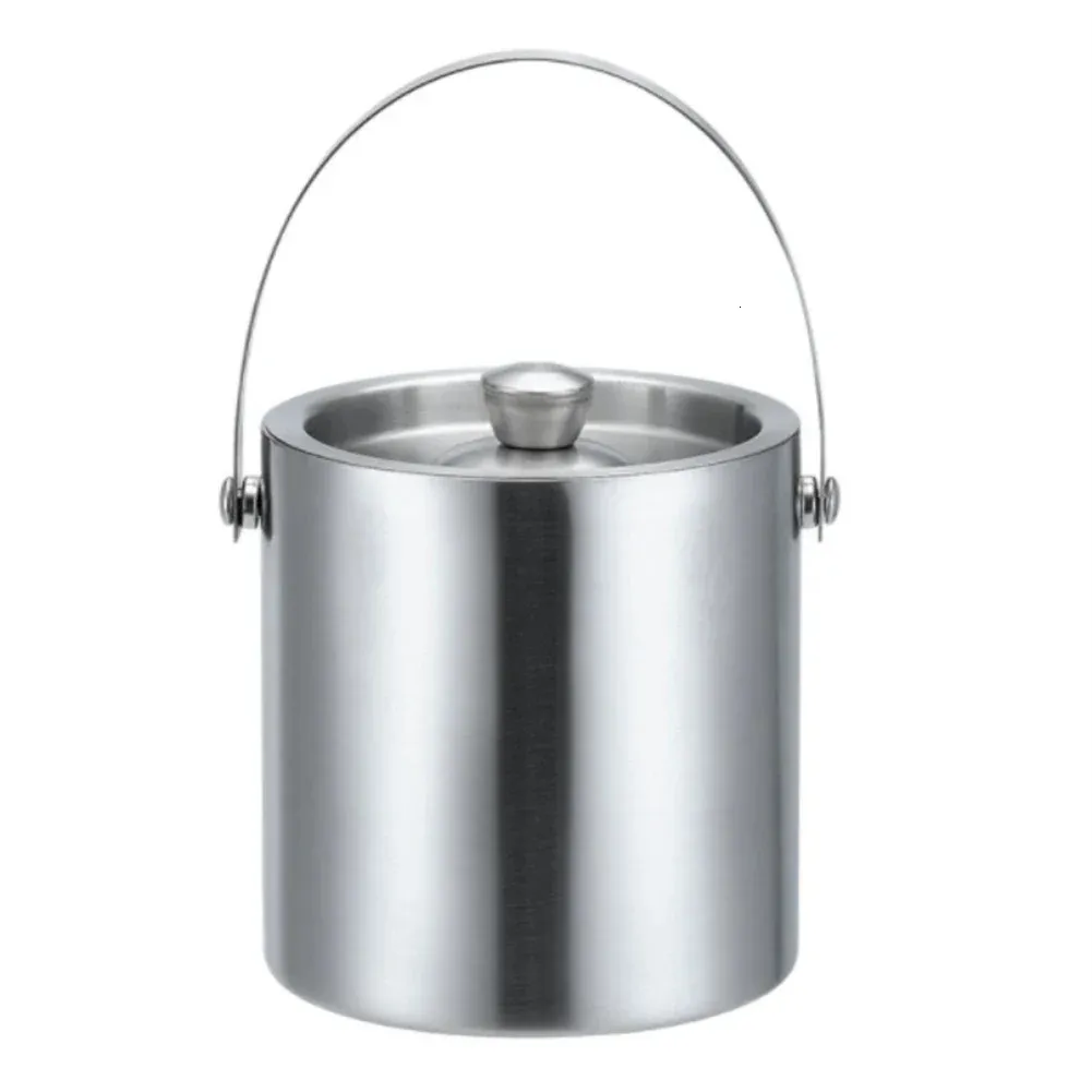 DHgate.com:Stainless Steel Double Wall Wine Chiller Ice Bucket with Lid ...