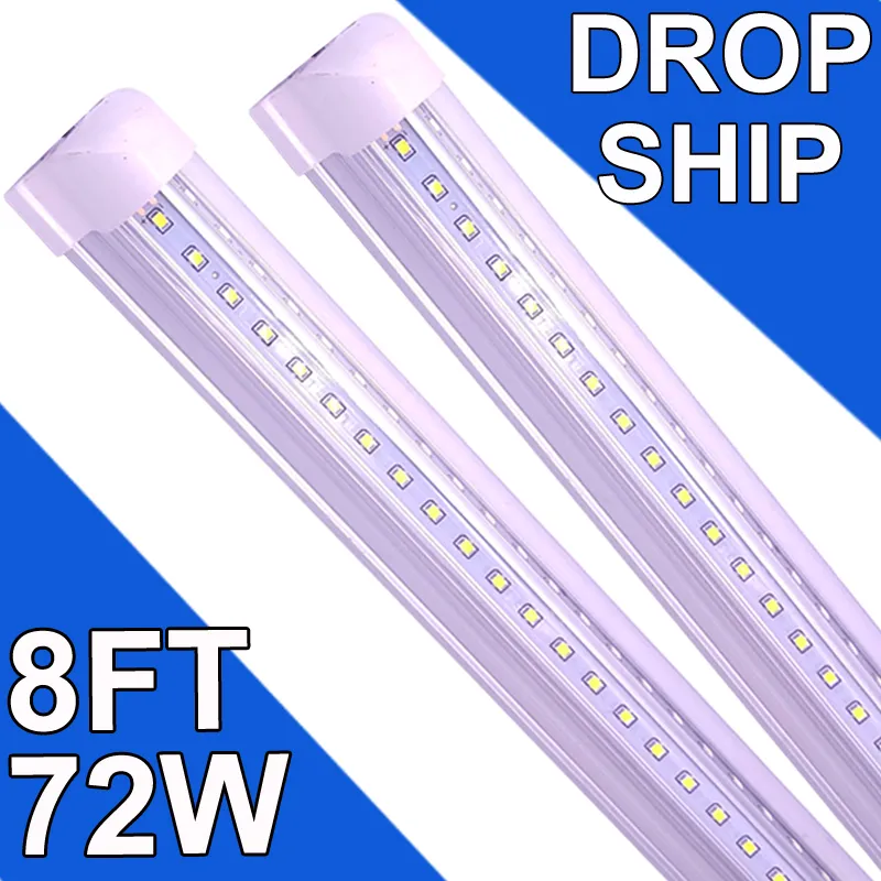 DHgate.com:25 Pack LED T8 Shop Light 8FT 72W 6500K Daylight White ...