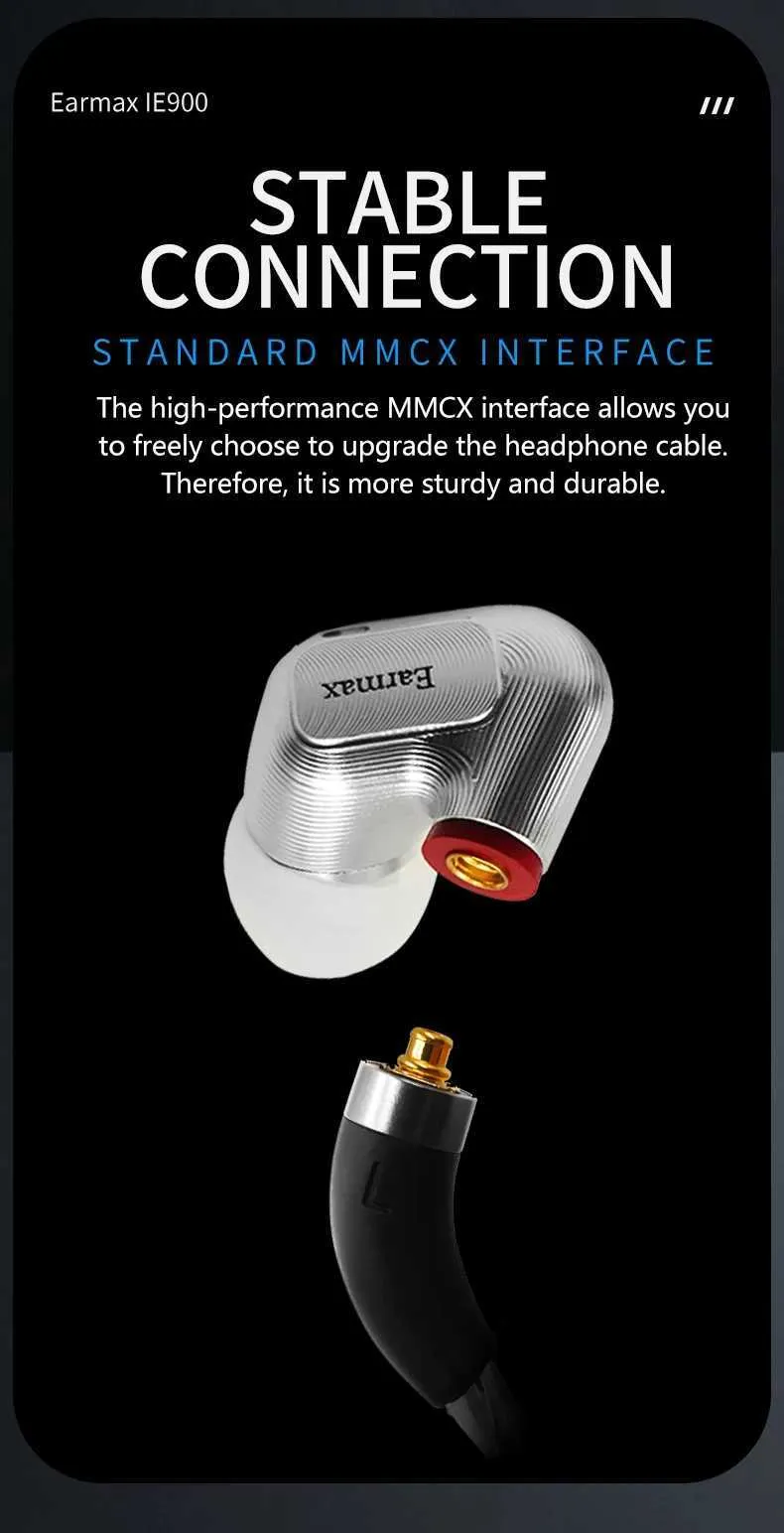 Pro Hifi In Ear Earphones: Auriculares Auriculares Earmax IE600/IE300 ...