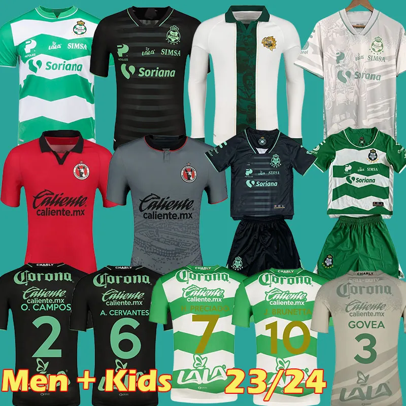2024 Santos Laguna Soccer Jersey Campos, Cervantes, Correa, Doria ...