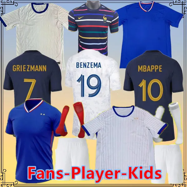 S 4XL 2024 Euro Cup French Jersey MBAPPE Soccer Jerseys DEMBELE COMAN ...