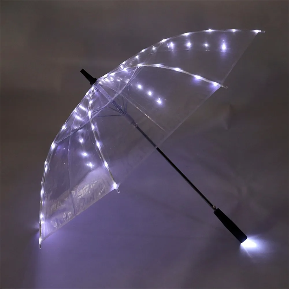 LED Light-Up Umbrellas w/ Flashlight Handle - Brighten Up Rainy Days ...