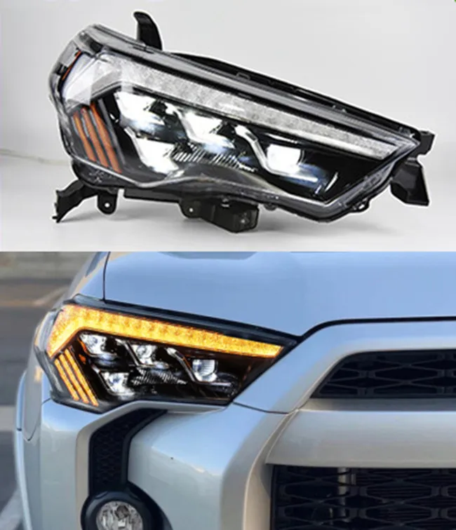 DHgate.com:Bright LED DRL Turn Signal Projector Headlight Lens for ...