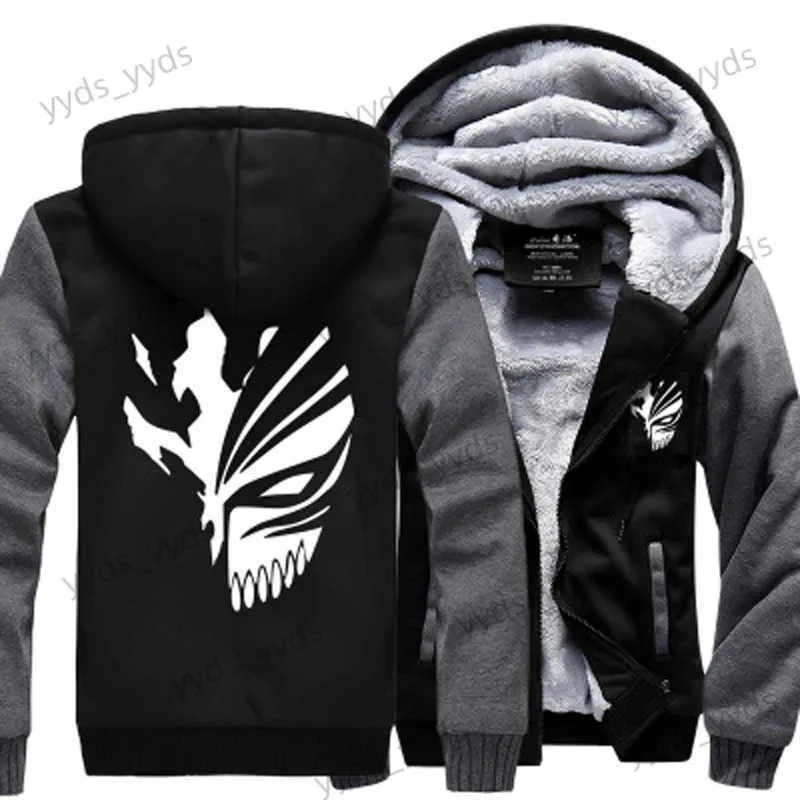 Fleece Anime Zip-Up Hoodie: Warm Winter Sweatshirt, Hip Hop Fashion ...