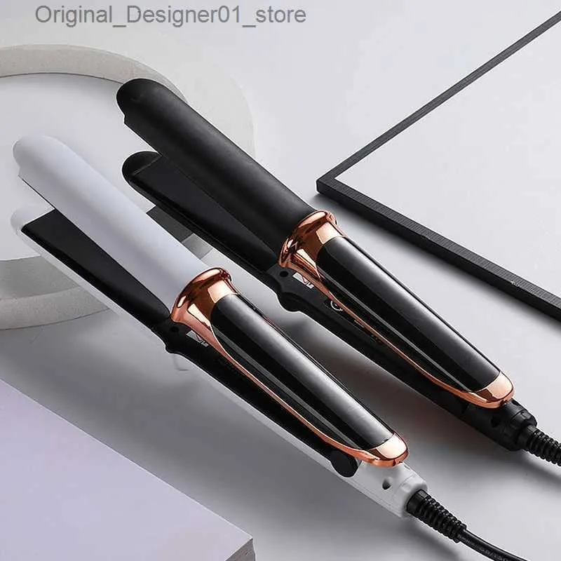 Hair Straighteners 2 In 1 Flat Iron Hair Straightener Ceramic Hair Curler Straightening Curling ...
