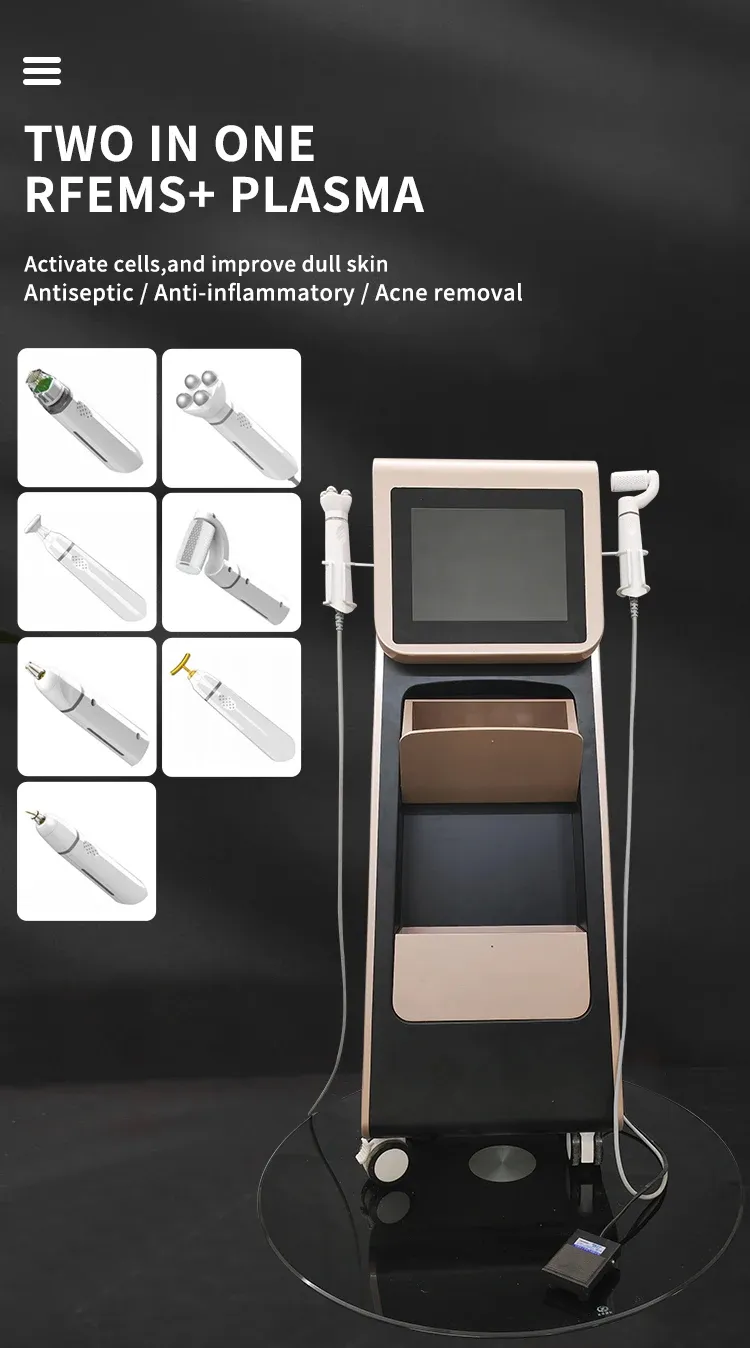 3000W EMS RF and Plasma Skin Rejuvenation Device with 10.4-Inch Screen ...