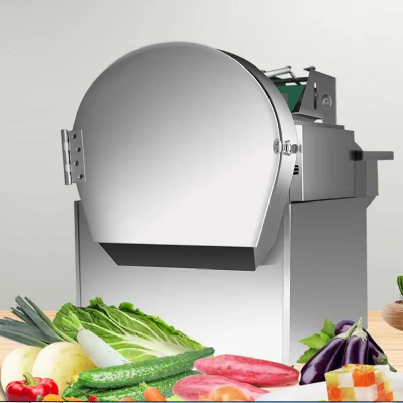 Commercial Electric Food Slicer - Automatic Fruit & Vegetable Cutter ...
