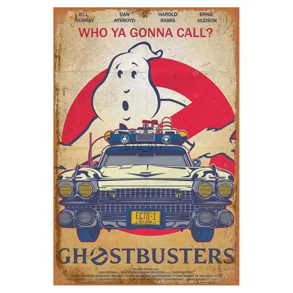 Ghostbusters Sneeze Metal Painting | Vintage Band Tin Signs Garage ...