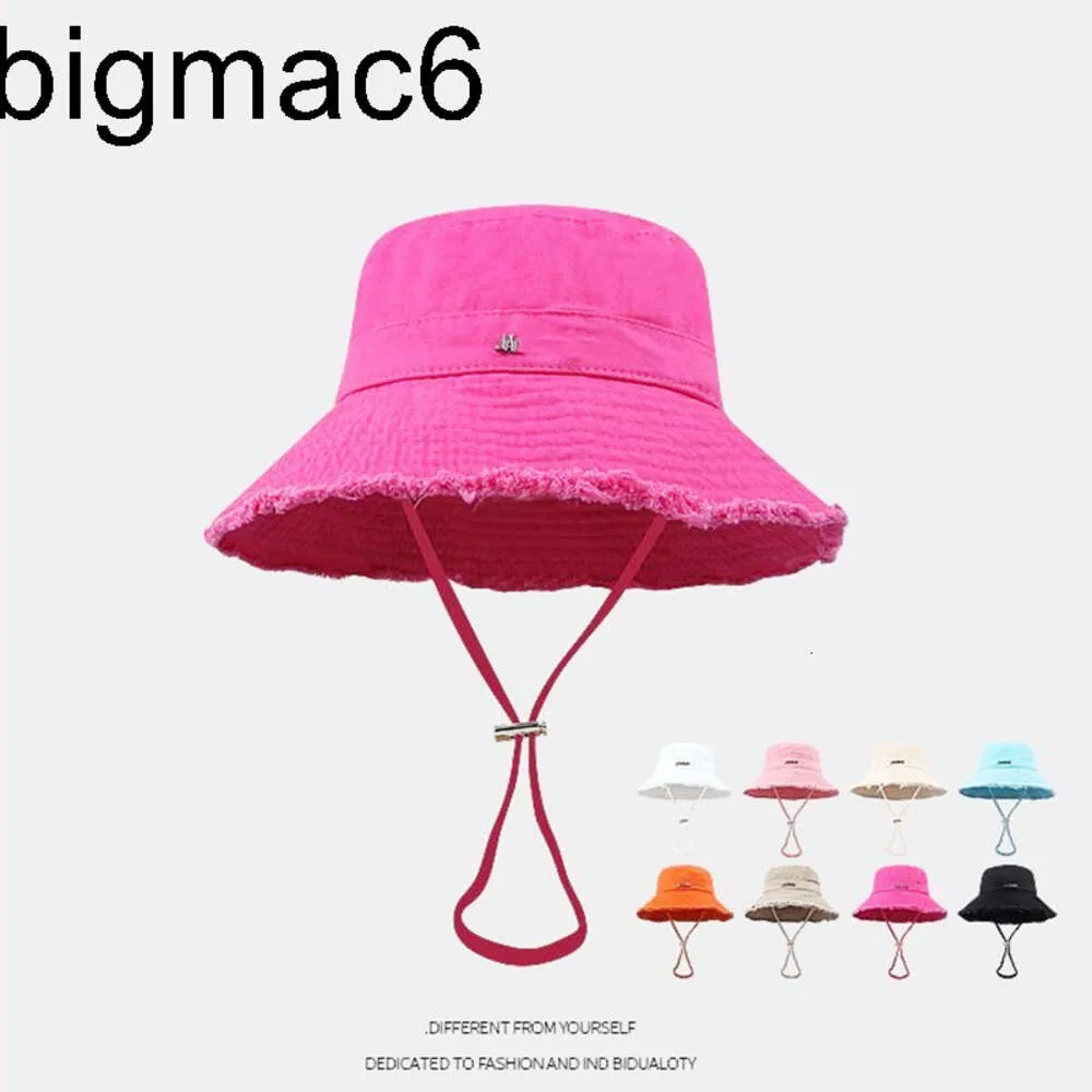 2024 NEW Designer Bucket Hat For Women Frayed JA Cap Casquette Bob Wide ...
