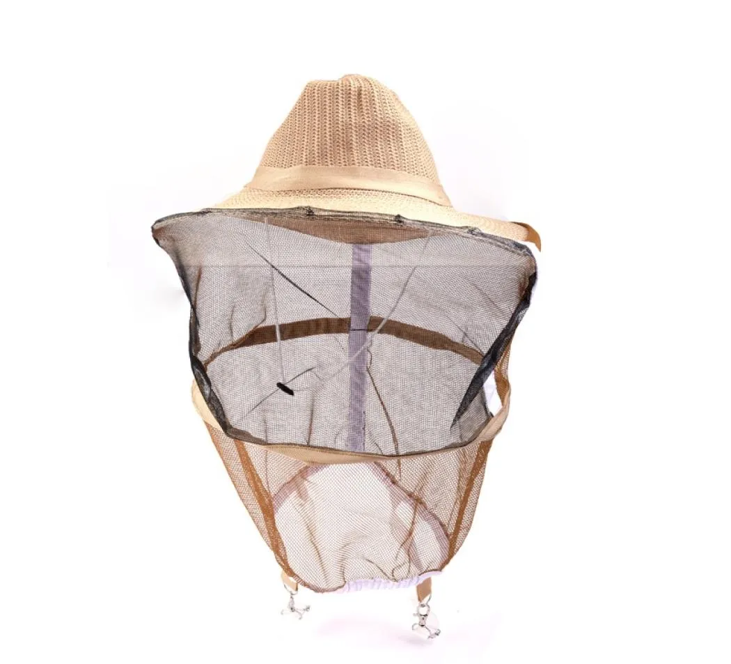 Beekeeping Cowboy Hat with Mesh Veil - Bee & Insect Protection ...
