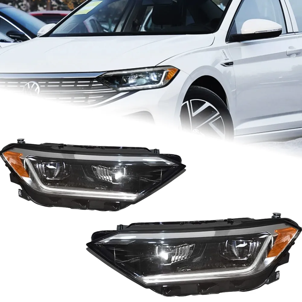 DHgate.com:VW Jetta MK7 Sagitar Headlights, DRL Signal Lamp Front Light ...