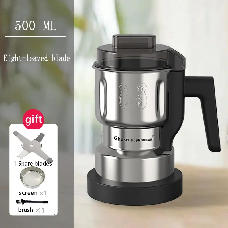 DHgate.com:Stainless Steel Electric Coffee Grinder, High-Power Cereal ...