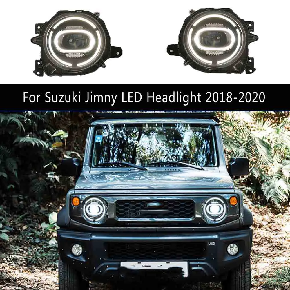Suzuki Jimny LED Headlights - 18-20 DRL, Dynamic Turn Signal, Headlamp ...