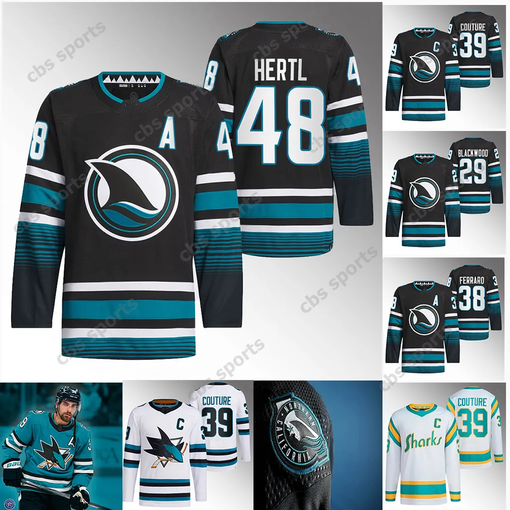 Sharks Cali Fin Third Jersey: Hertl, Duclair, Blackwood, Chmelevski ...