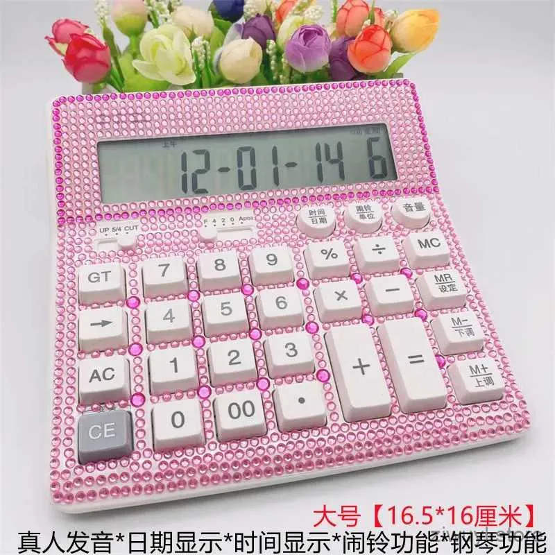 Diamond Solar Calculator - Fashion Office Computer with Sound & Piano ...