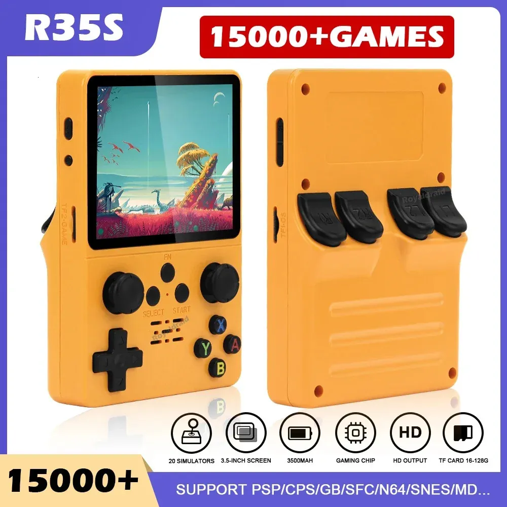 Retro Handheld Game Player: 3.5 IPS Screen, 15000+ Classic Games ...