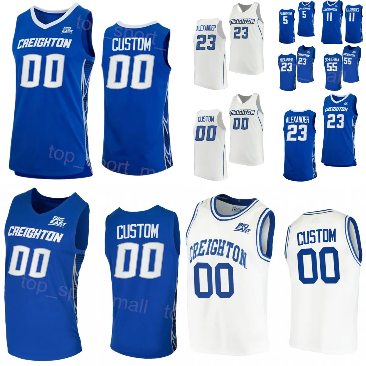 Male Basketball Jerseys Creighton Bluejays NCAA Jersey 23 Trey ...