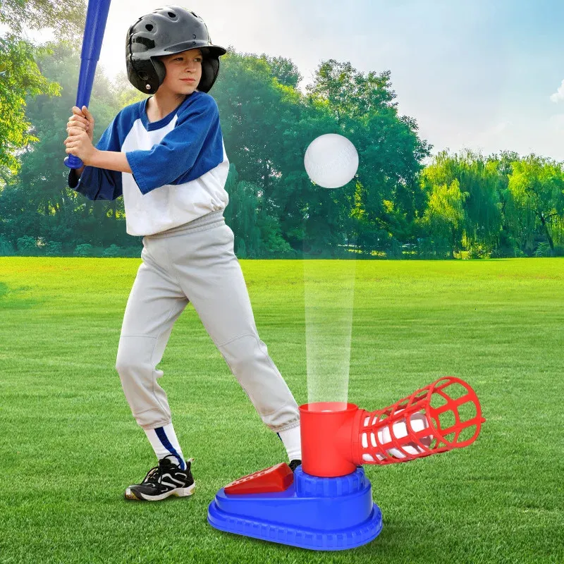 Kids Foot Launch Baseball Trainer Set - Fun Outdoor Sports Toy for ...