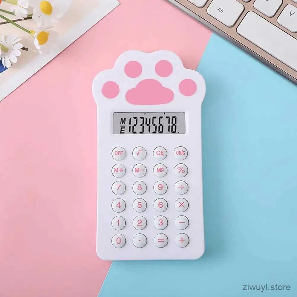Cute Cartoon Carrot/Strawberry Cat Paw Shape Mini Calculators for School/Office/Kids from Dhgate ...