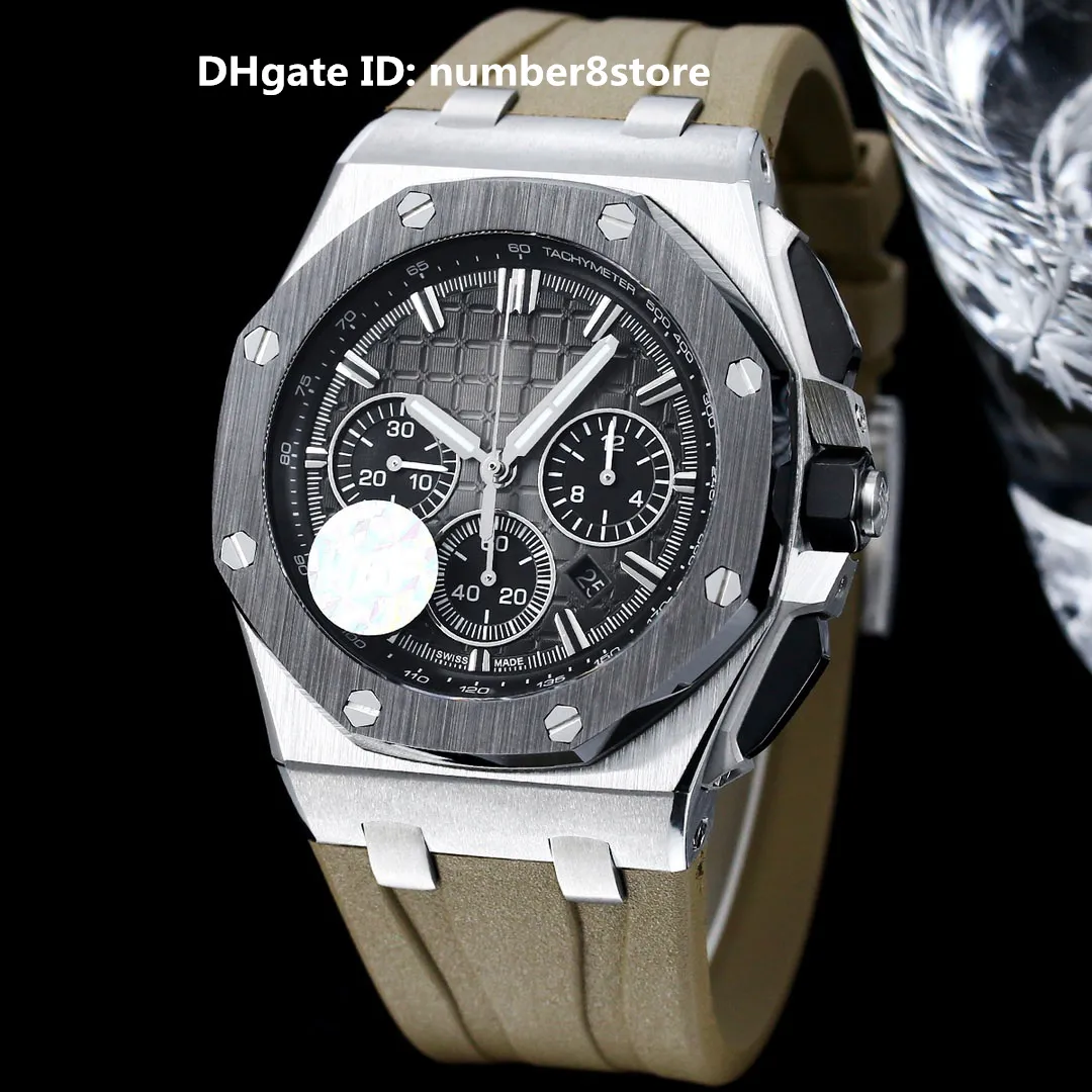 HBF 26420 Mens Watch Cal.4401 Flyback Chronograph Movement Ceramic ...