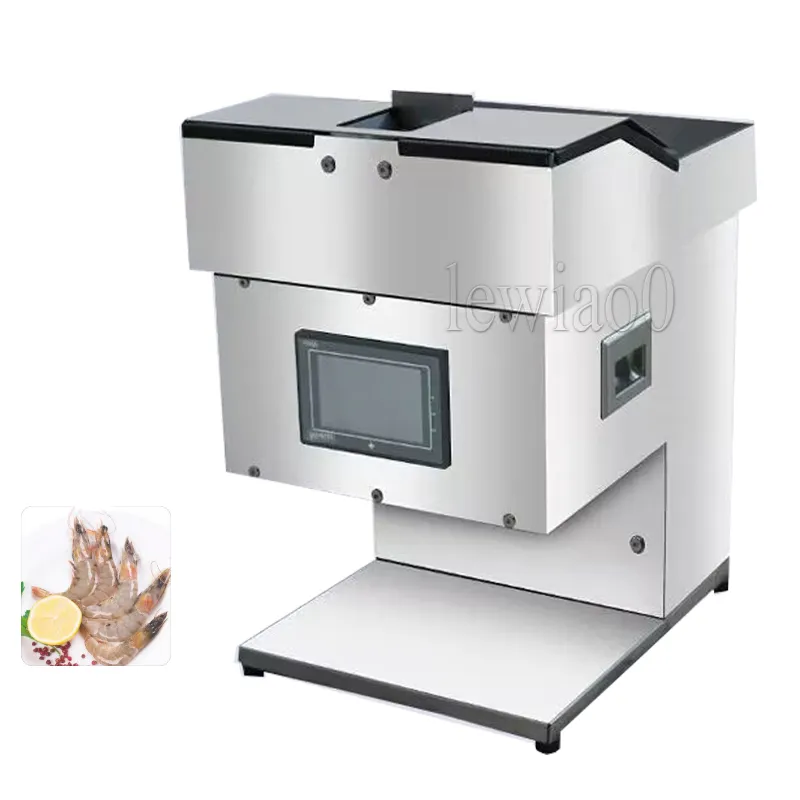 High Efficiency Stainless Steel Automatic Prawn Halves Shrimp Back ...