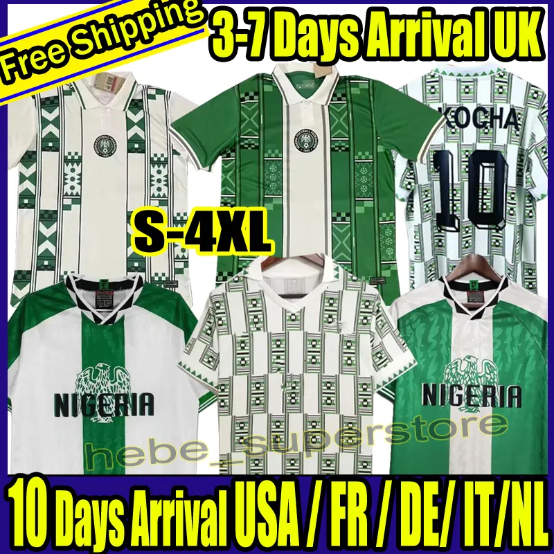 Nigeria 2024 Home Soccer Jersey, S 4XL OKOCHA, IGHALO, MUSA, Ndidi ...