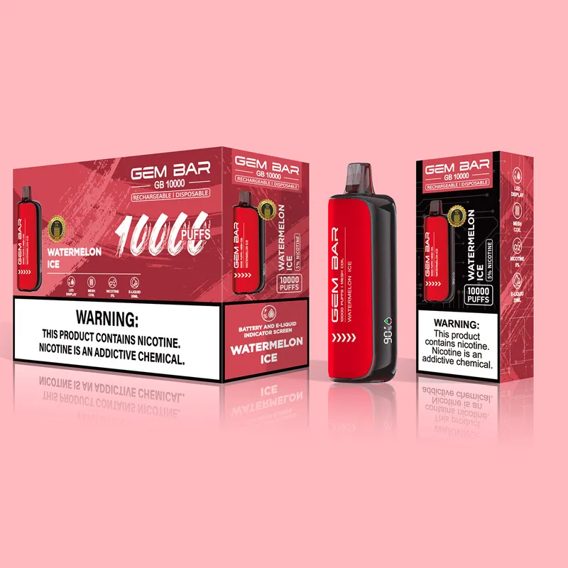 Puff Vape GEM BAR 10000 Bouffées E Cigarettes Jetables Dispositif ...